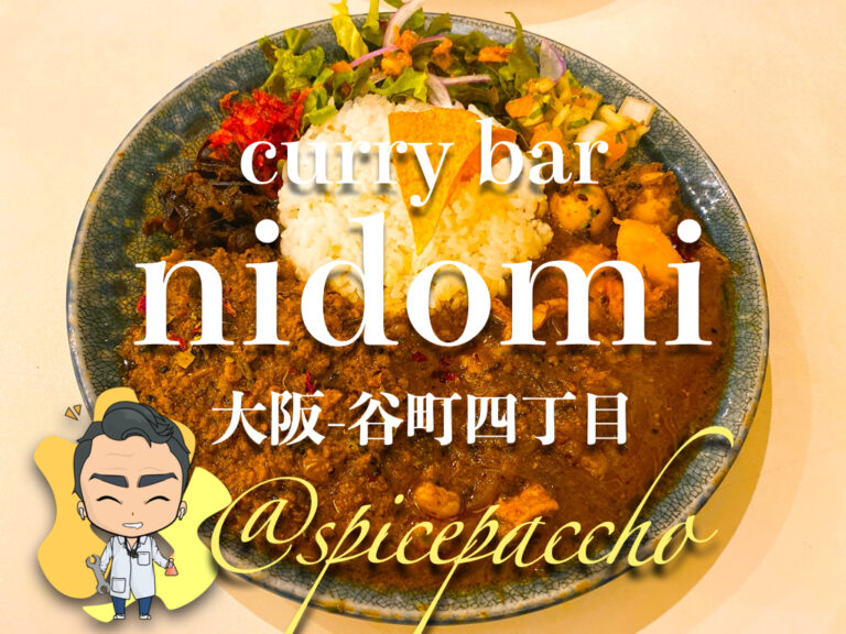 【curry bar nidomi：大阪-谷町四丁目】大阪最強スリランカ風スパイスカレー「混盛の衝撃」 - スパイスパッチョ